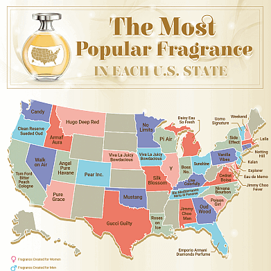 The Most Popular Fragrance in Each U.S. State